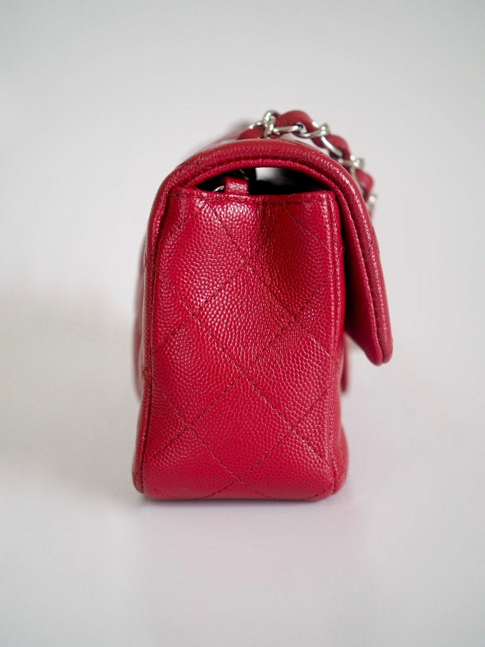 Chanel Mini Rectangular Bag Burgundy Caviar SHW Vintage United Chanel Mini Rectangular Bag Burgundy Caviar SHW Vintage United